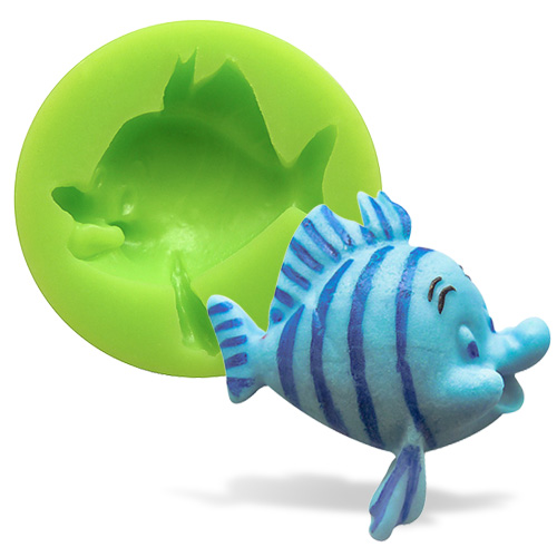 Forma silikonowa rybka 48x50 mm